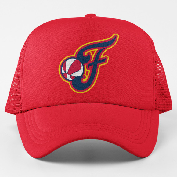 Accessories | New Indiana Fever Letter F Foam Trucker Mesh Snapback Hat ...
